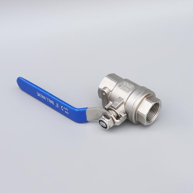 Factory Direct Supply 304 Stainless Steel 2PC Ball Valve with Lock