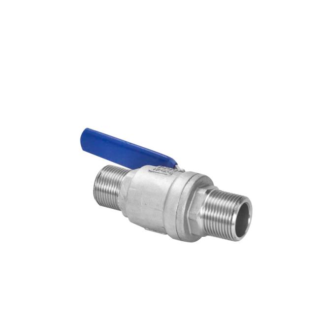 2PC Ball Valve Full Bore with Male-Male Thread CF8