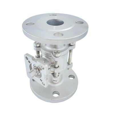 Cina 304/316 Materiale Valvola a sfera ad alta piattaforma a tre pezzi a fianco fabbricata da Q41F in vendita