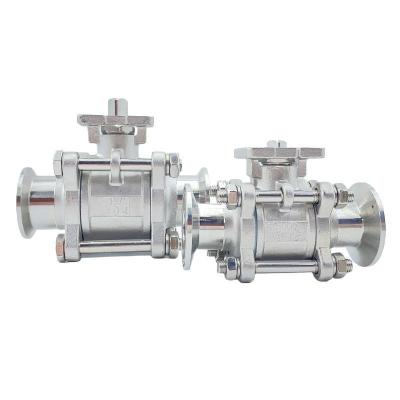 中国 高台NPT/Bsp/BSPTスレッド付きのステンレス鋼3PC迅速インストールボールバルブ 販売のため