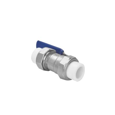 Cina Modulo di connessione del filo SS304/201 in acciaio inossidabile doppia unione PPR valvola a sfera media di acqua in vendita