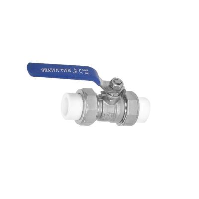 Cina Modulo di connessione del filo SS304/201 in acciaio inossidabile doppia unione PPR valvola a sfera media di acqua in vendita