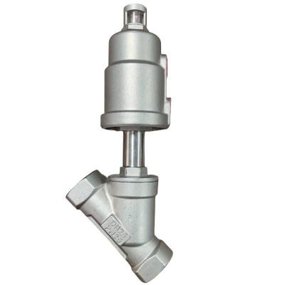 Cina Valvola di sedile ad angolo di filo con connessione terminale NPT/BSPT/BSPP in vendita