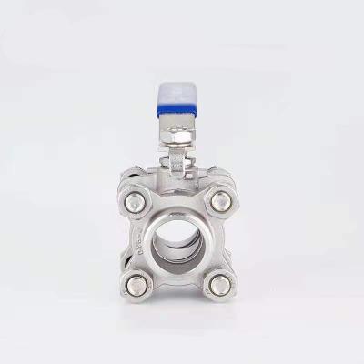 China Estrutura Valva de esferas flutuante de aço inoxidável 3PC soldada CF8m Bw/Sw à venda