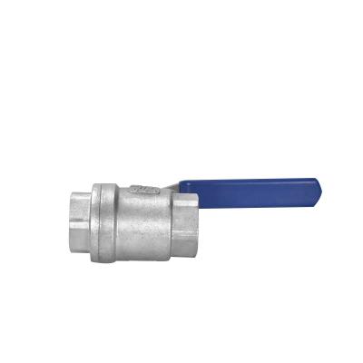 Cina Manuale 304 in acciaio inossidabile Valvola a sfera 2PC con lucchetto Modello NO. Q11F-16/64P e Easy in vendita