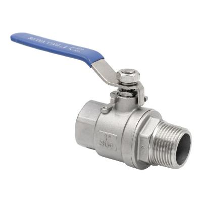 Cina Apparecchiature di trattamento dell'acqua Valvola di supporto Valvola a sfera 2PC con connessione a filo in vendita
