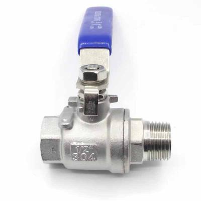 Cina Apparecchiature di trattamento dell'acqua Valvola di supporto Valvola a sfera 2PC con connessione a filo in vendita