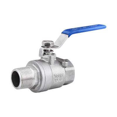 Cina Apparecchiature di trattamento dell'acqua Valvola di supporto Valvola a sfera 2PC con connessione a filo in vendita