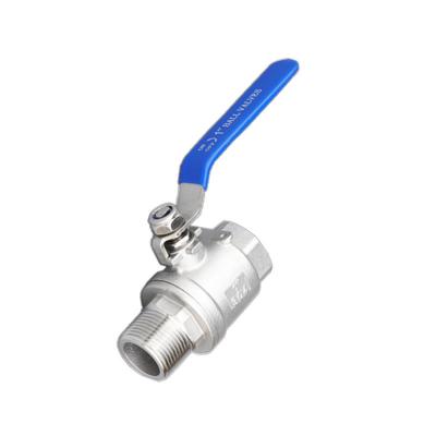 Cina Apparecchiature di trattamento dell'acqua Valvola di supporto Valvola a sfera 2PC con connessione a filo in vendita