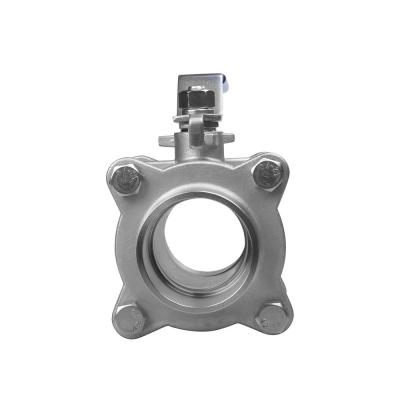 中国 DN8-DN100 高圧Pn1.6-6.4MPaの3パーツソケット溶接ボールバルブ 販売のため