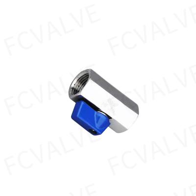 Cina Valvola mini a sfera in acciaio inossidabile con struttura galleggiante resistente e finitura a specchio in vendita