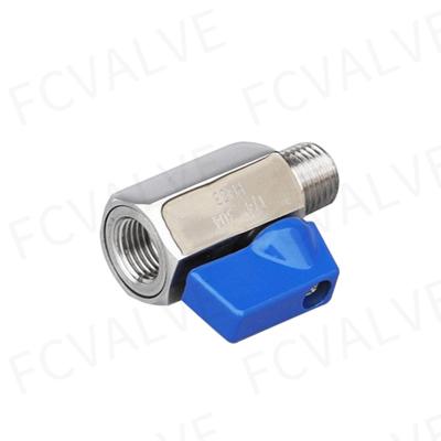 Cina CIF Mini Valvola a sfera Pn63 Valvola di controllo maschio femmina CF8 CF8m a filo per industria in vendita