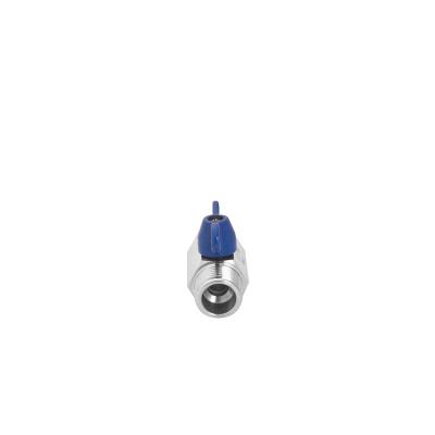 Cina Manicotto a farfalla a doppio filo maschio Mini Valvola a sfera CF8 con BSPT End Connection Fob in vendita