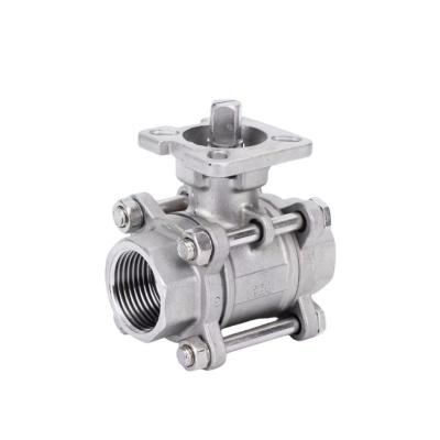 Cina Utilizzo industriale Valvola a sfera in acciaio inossidabile 3PC con ISO 5211 a costi competitivi in vendita