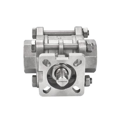 Cina Utilizzo industriale Valvola a sfera in acciaio inossidabile 3PC con ISO 5211 a costi competitivi in vendita