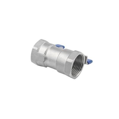 Cina 1PC Valvola a sfera a filo interno in acciaio inossidabile con maniglia farfalla Modello NO. Q11F-16P in vendita