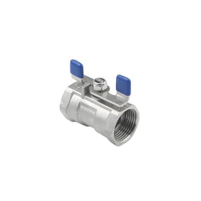 Cina 1PC Valvola a sfera a filo interno in acciaio inossidabile con maniglia farfalla Modello NO. Q11F-16P in vendita