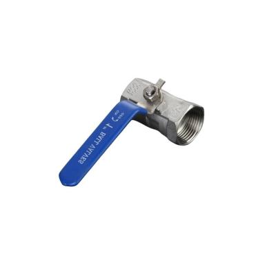 Cina Modalità di guida manuale 1000psi Fusione di investimento 1PC Valvola a sfera per la lavorazione chimica in vendita