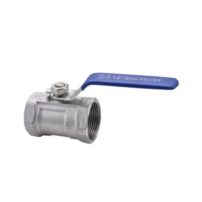 Cina Modalità di guida manuale 1000psi Fusione di investimento 1PC Valvola a sfera per la lavorazione chimica in vendita