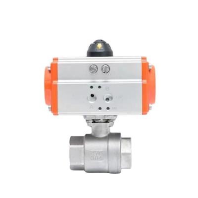 Cina Valvola a sfera pneumatica 2PC a taglio rapido con forma di connessione a filo in vendita