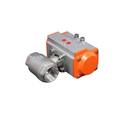 Cina Valvola a sfera pneumatica 2PC a taglio rapido con forma di connessione a filo in vendita