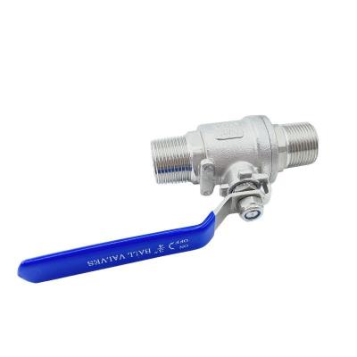Cina 304 in acciaio inossidabile 2PC valvola a sfera DN8-DN50 con NPT BSPP BSPT filo a competitivo in vendita