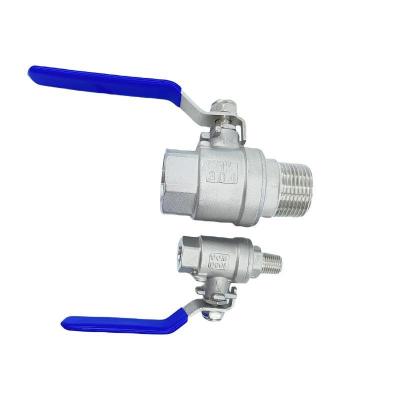 China ISO 9001 Standard 304 316 Stainless Steel 2PC Floating Ball Valve for Performance for sale