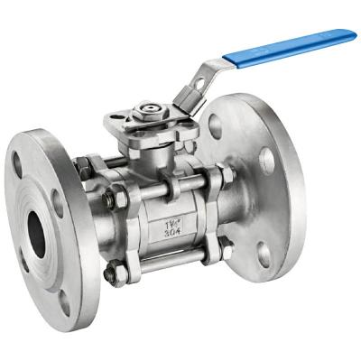 Cina Acqua Media 3PC Valvola a sfera in acciaio inossidabile CF8/CF8m con standard ISO 9001 in vendita