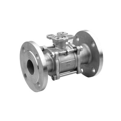Cina Valvola a sfera per piattaforma alta per DN15-DN100 Valvola a flangia 3PC in acciaio inossidabile e ISO5211 in vendita
