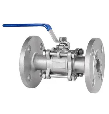 Cina Valvola a sfera per piattaforma alta per DN15-DN100 Valvola a flangia 3PC in acciaio inossidabile e ISO5211 in vendita