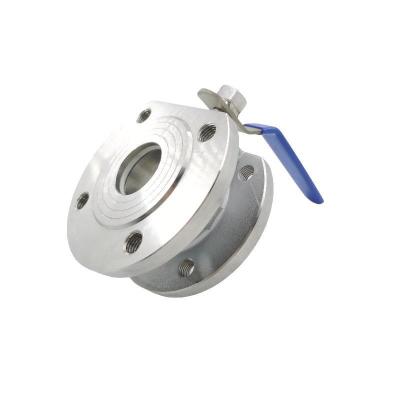 Cina Valvola a sfera in acciaio inossidabile di tipo ultra-sottile Q71f personalizzata per le vostre esigenze in vendita