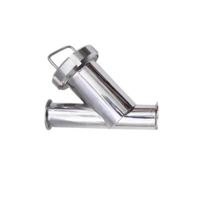 Cina GL91F Filtro per tubi in acciaio inossidabile sanitario 304/316L Modello NO. GL91F Valuta US in vendita