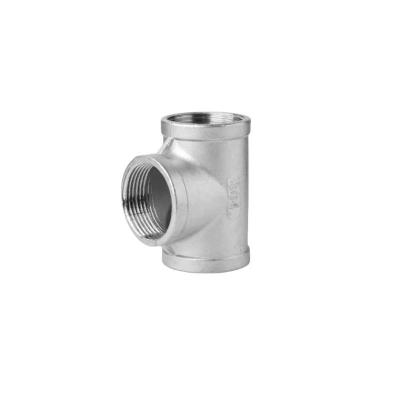 Cina Hexagon Head NPT Thread Reducer Equal Tee Stainless Straight per integrazione senza soluzione di continuità in vendita