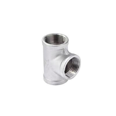 Cina Hexagon Head NPT Thread Reducer Equal Tee Stainless Straight per integrazione senza soluzione di continuità in vendita