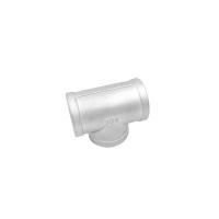 China Stainless Steel 304 Pipe Fitting Forging Thread Equal Tees Customizable and Durable for sale