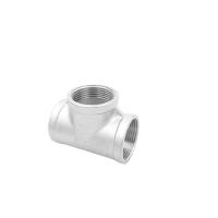 China Stainless Steel 304 Pipe Fitting Forging Thread Equal Tees Customizable and Durable for sale