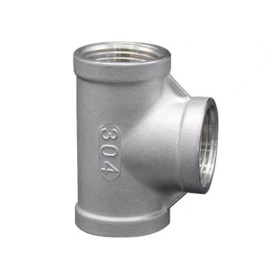 Cina 304 316L in acciaio inossidabile Tee uguale per sistema di tubazioni idriche Modello personalizzato NO. Tee in vendita