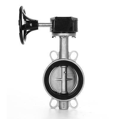 Cina Casella di cambio Casella di cambio a doppia azione Attuatore Soft Seat Wafer Butterfly Valve DN50-DN300 in vendita