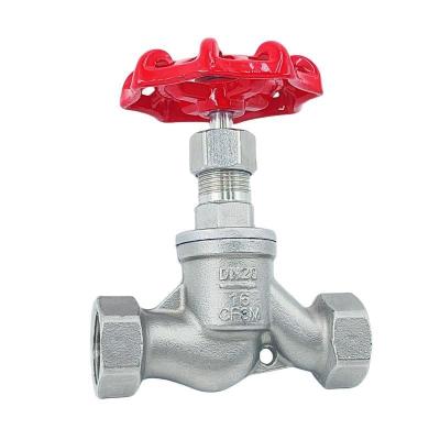 China Ordinary Temperature CF8m Stainless Steel Stop Valve S-Type Globe Valve with Thread for sale