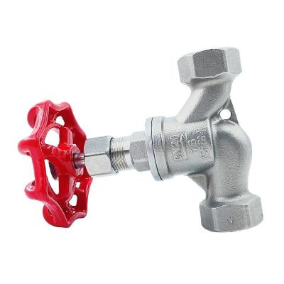 China Ordinary Temperature CF8m Stainless Steel Stop Valve S-Type Globe Valve with Thread for sale