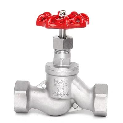 Cina Valvola a sfera in acciaio inossidabile Pn16 1/2 con connessione BSPT in vendita