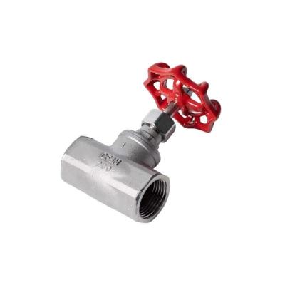 Cina Modalità di guida manuale J11W Femminile End Globe Valve CF8 richiesta personalizzata CF8 in vendita