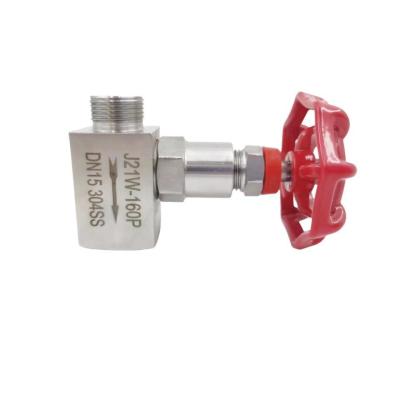 Cina DN15 J21W-160p 304 Valvola strumentale a filo con e confezione Peso lordo 0,300kg in vendita