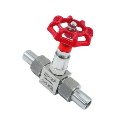 Cina 304 316 J23W Valvola ad ago saldata in acciaio inossidabile per olio di gas d'acqua in vendita