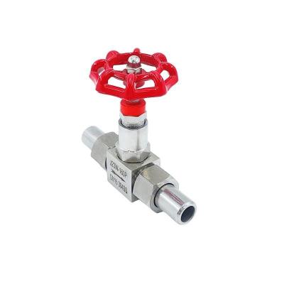 Cina 304 316 J23W Valvola ad ago saldata in acciaio inossidabile per olio di gas d'acqua in vendita