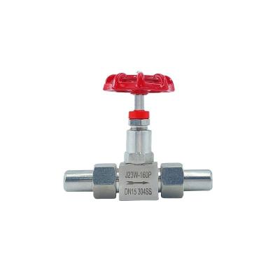 Cina 304 316 J23W Valvola ad ago saldata in acciaio inossidabile per olio di gas d'acqua in vendita