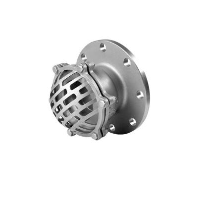Cina CF8 / CF8m in acciaio inossidabile Flanged Foot Valve Flanges Connection and Strainer in vendita