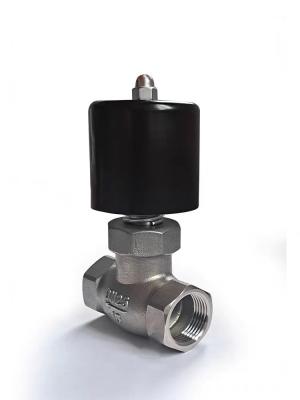 China 304/316 roestvrij staal hoogtemperatuur-solenoïde klep met aanpassing DN15-DN50 Te koop