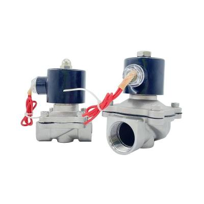 Cina 304/316 Valvola solenoide per acqua in acciaio inossidabile con struttura a diaframma ad azione diretta in vendita