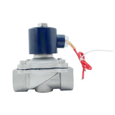 Cina 304/316 Valvola solenoide per acqua in acciaio inossidabile con struttura a diaframma ad azione diretta in vendita
